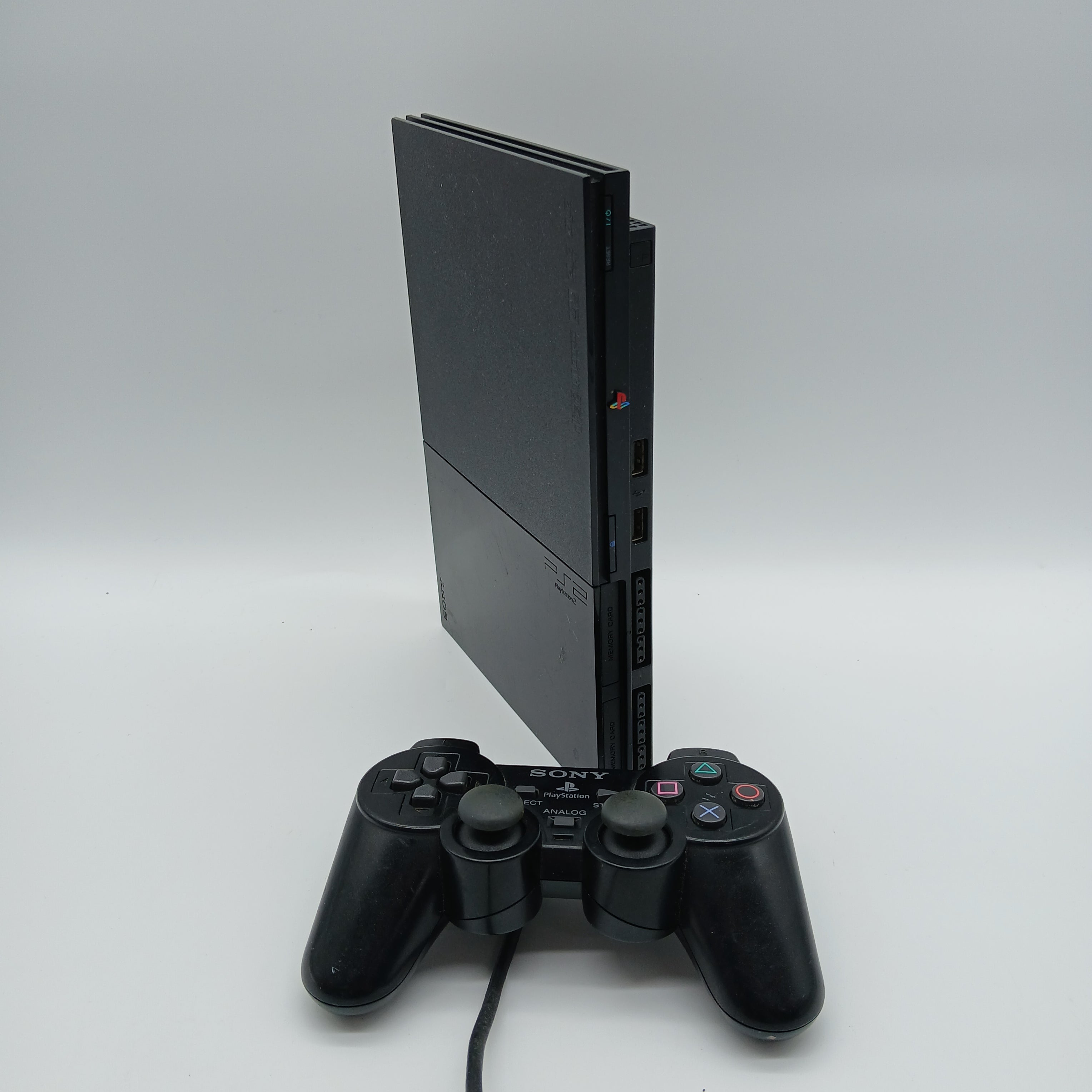 Sony PlayStation 2 Slim Black Console Gaming System SCPH-90001 ...
